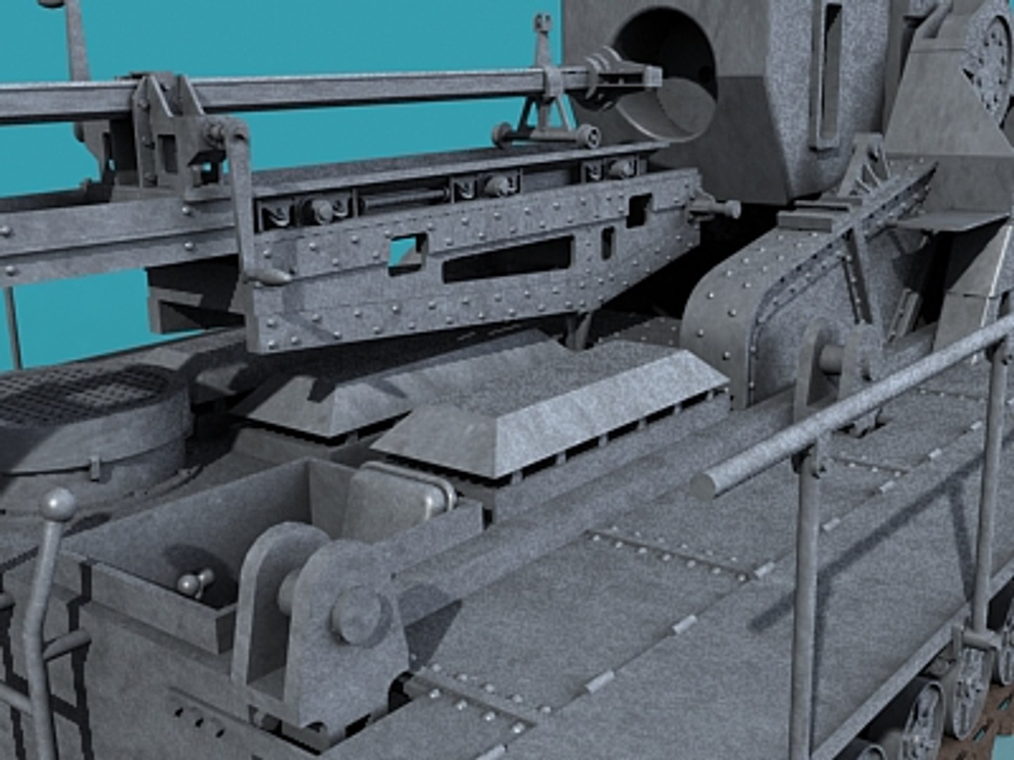 3d German Mortar Wwii