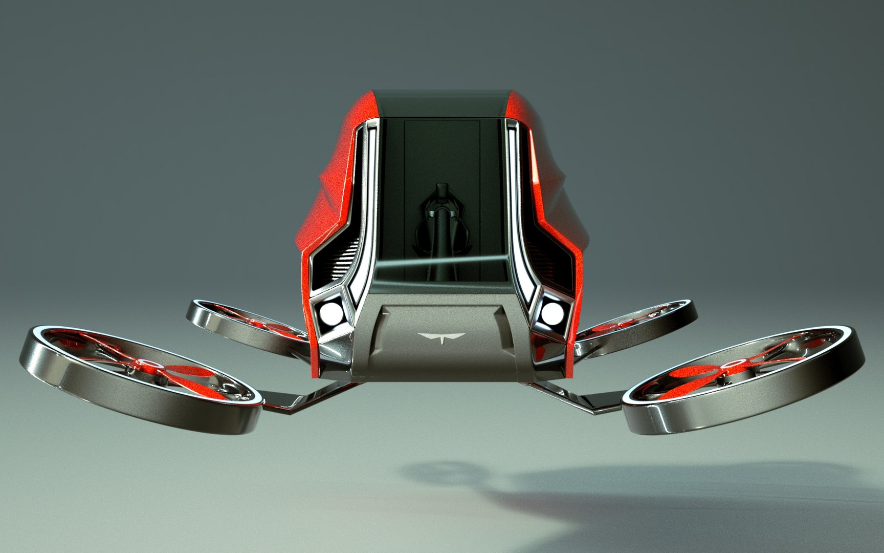 Car Copter Model - TurboSquid 1332697