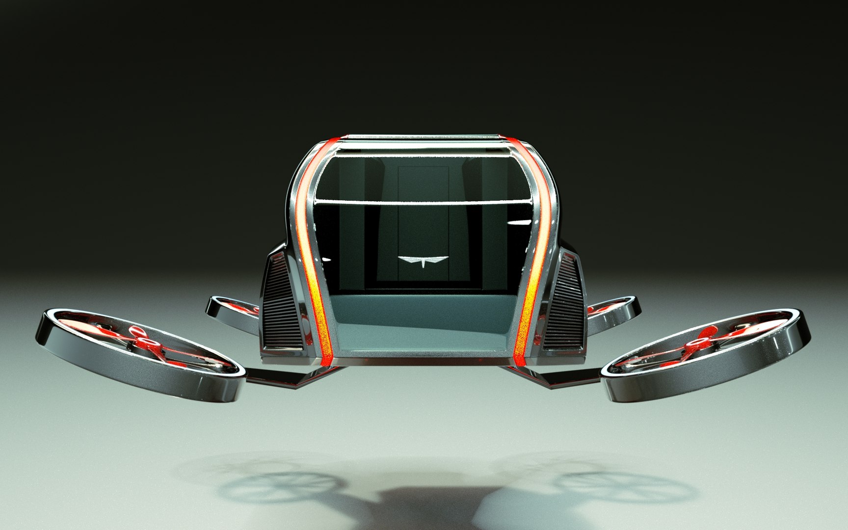 Car Copter Model - TurboSquid 1332697