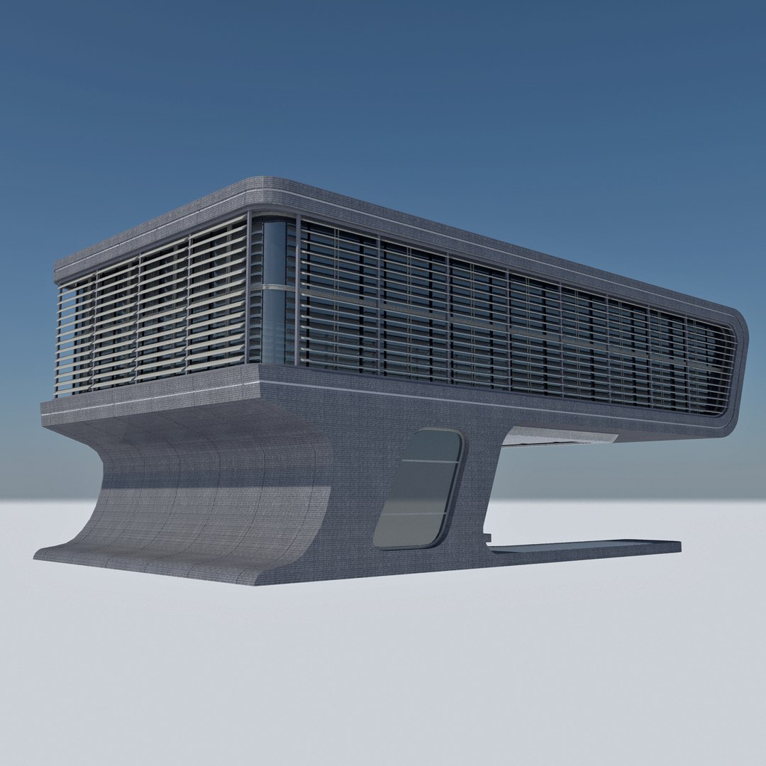 - futuristic office building max