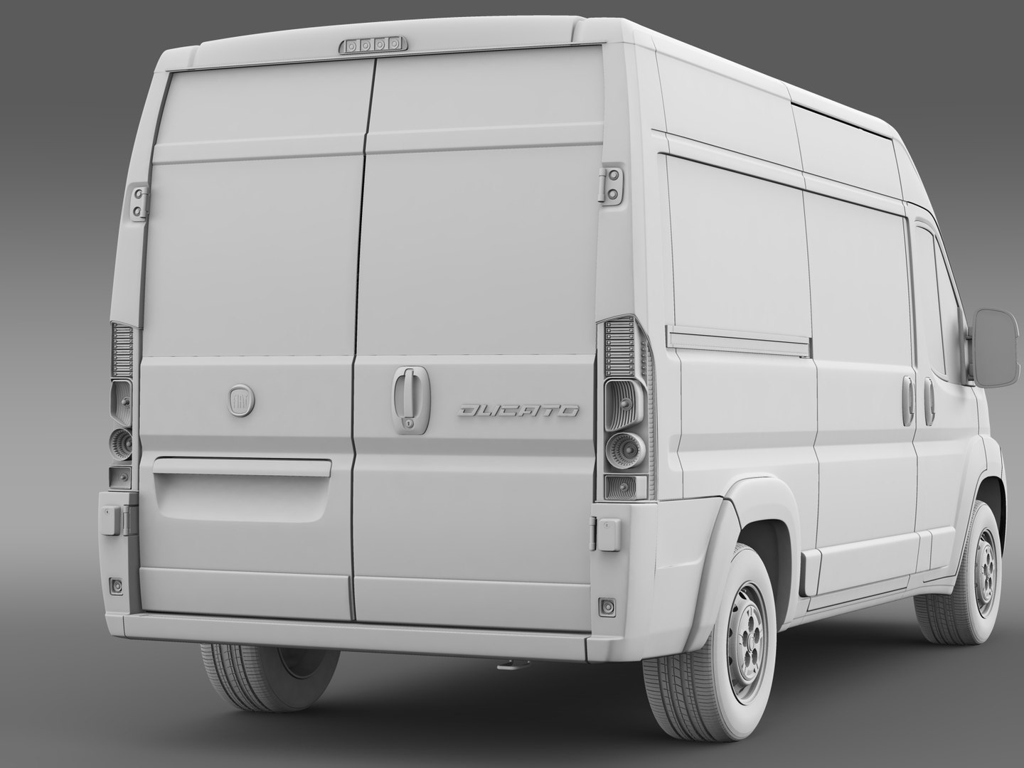 Fiat Ducato Van 3d 3ds