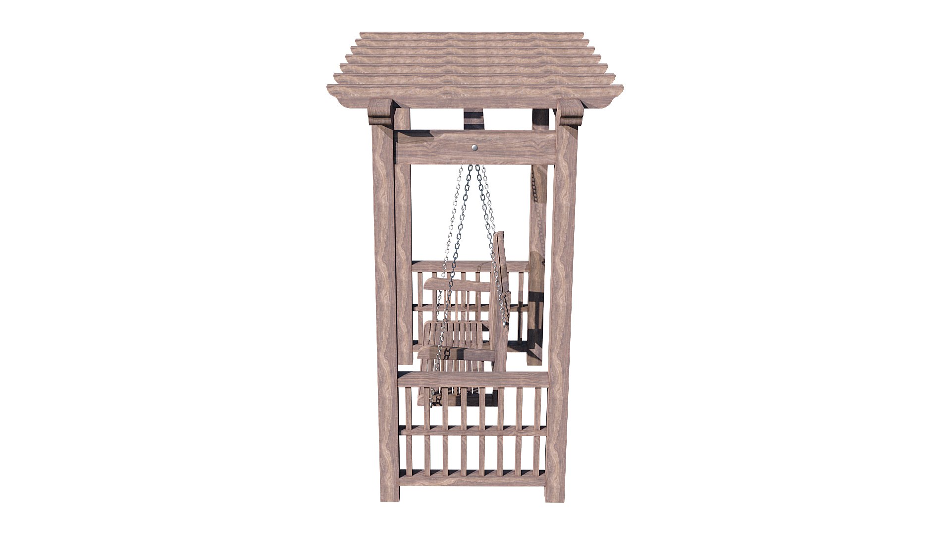 Arbor With Swing 3D Model - TurboSquid 1762774