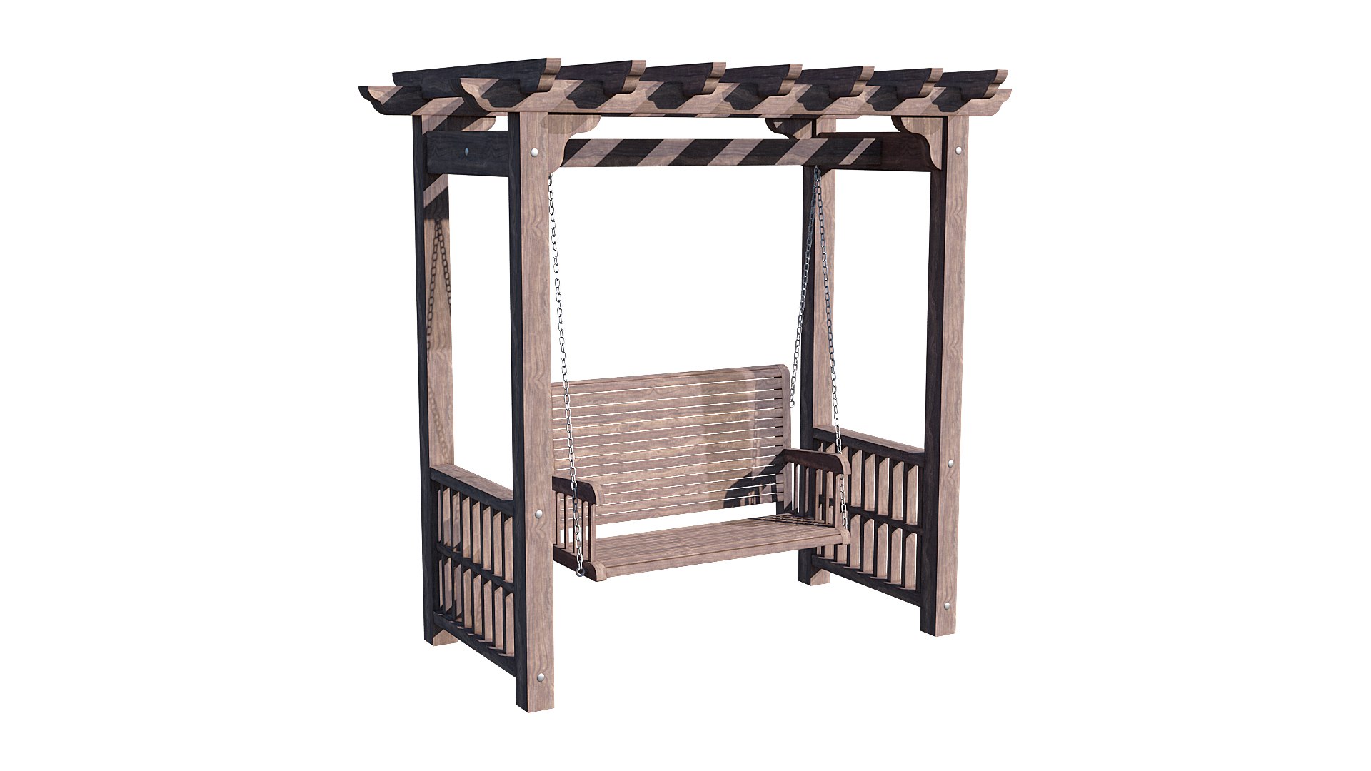 Arbor With Swing 3D Model - TurboSquid 1762774