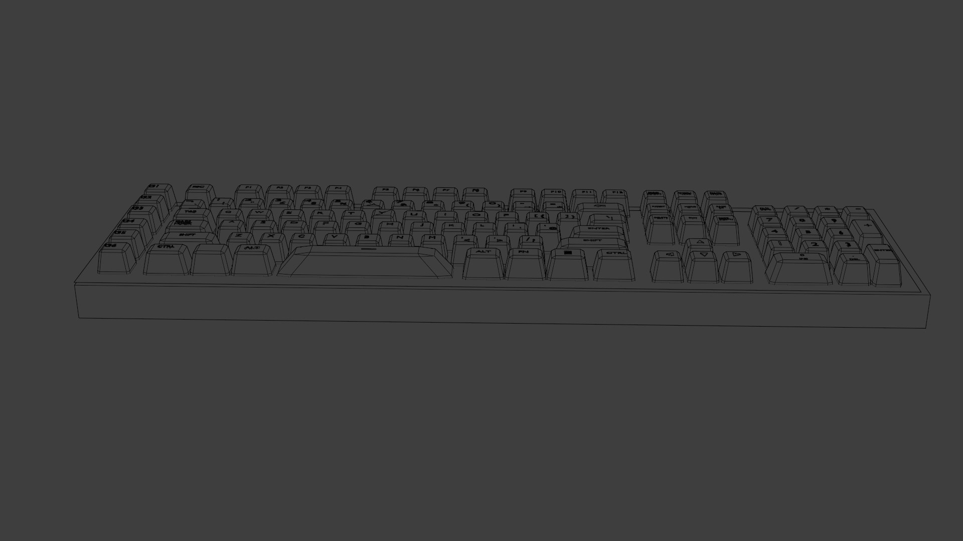 Free 3D Keyboard Rgb - TurboSquid 1669677