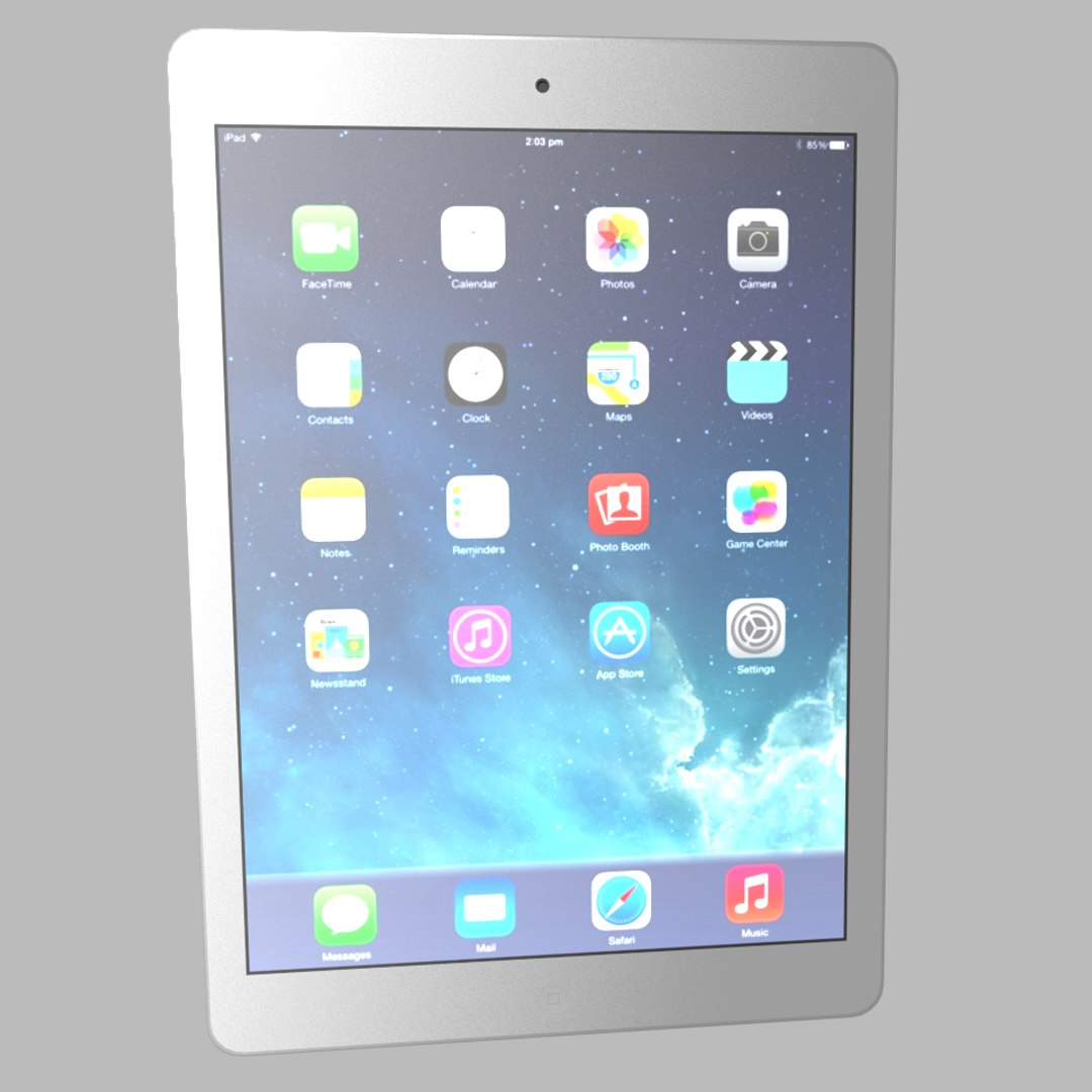 3d Model Of Apple Ipad Air