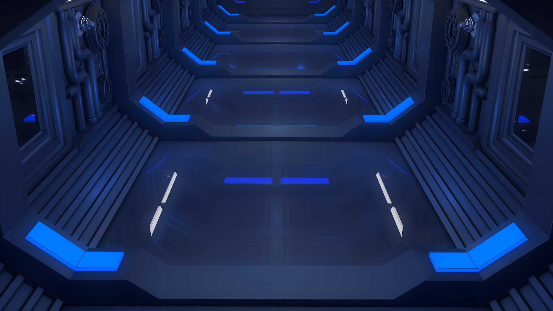 3D corridor sci fi model - TurboSquid 1690448