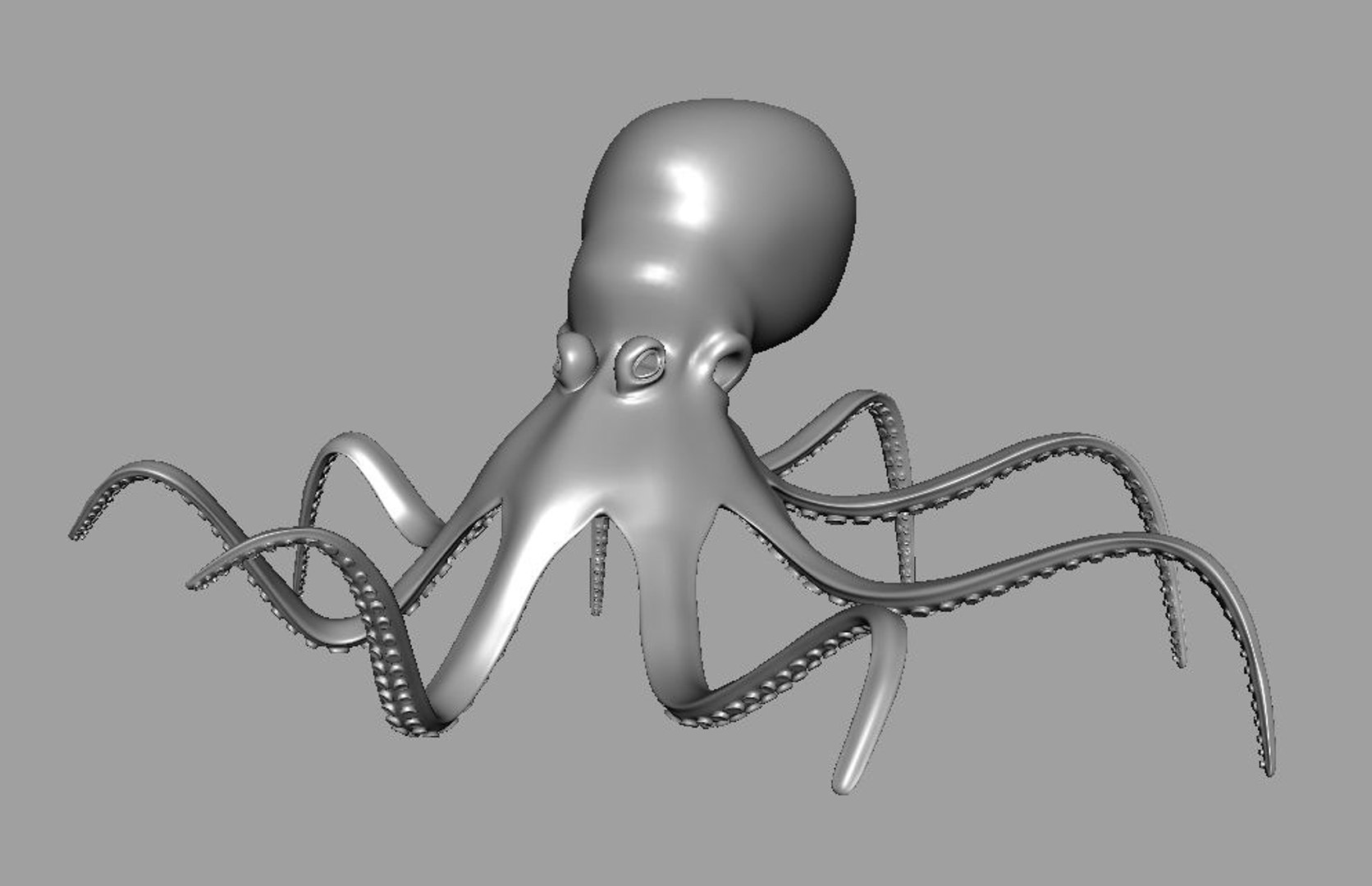 Octopus 3d Obj