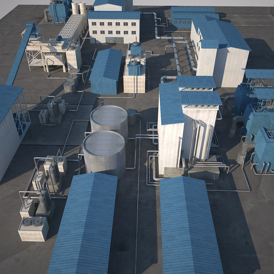 Sugar Factory 3d Model