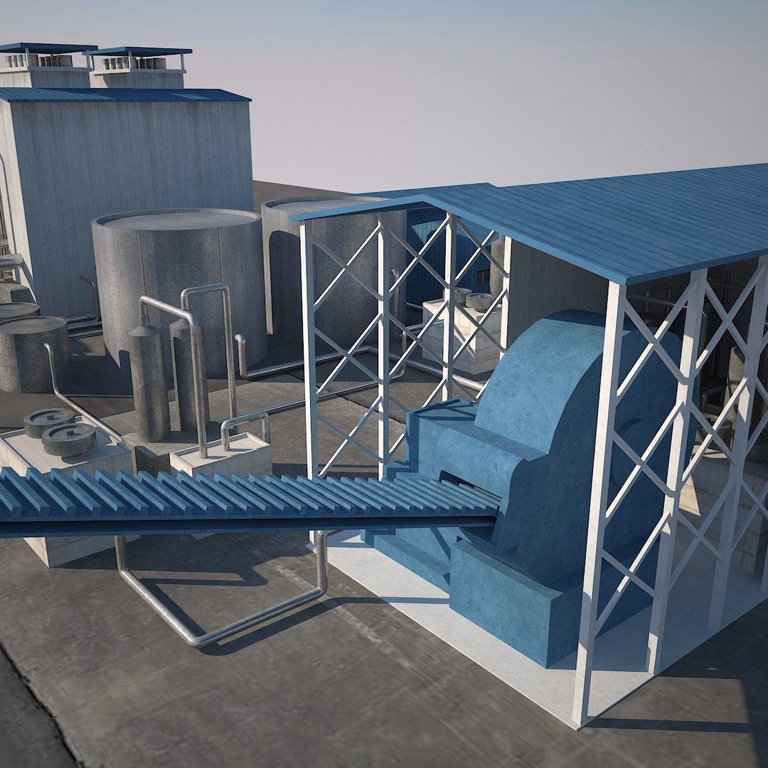 Sugar Factory 3d Model