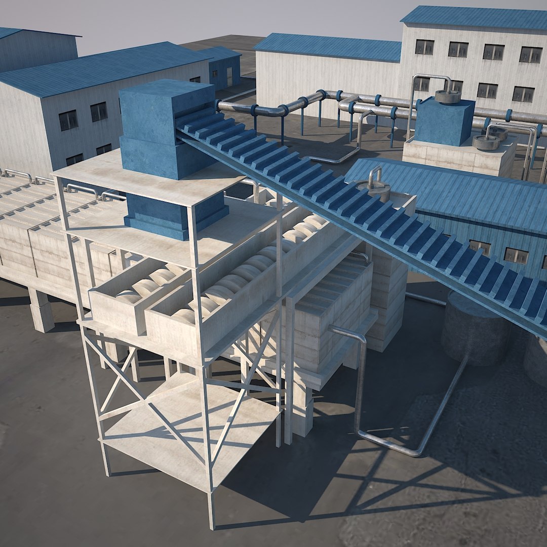 Sugar Factory 3d Model