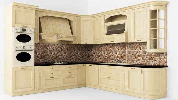 3d model kitchen set