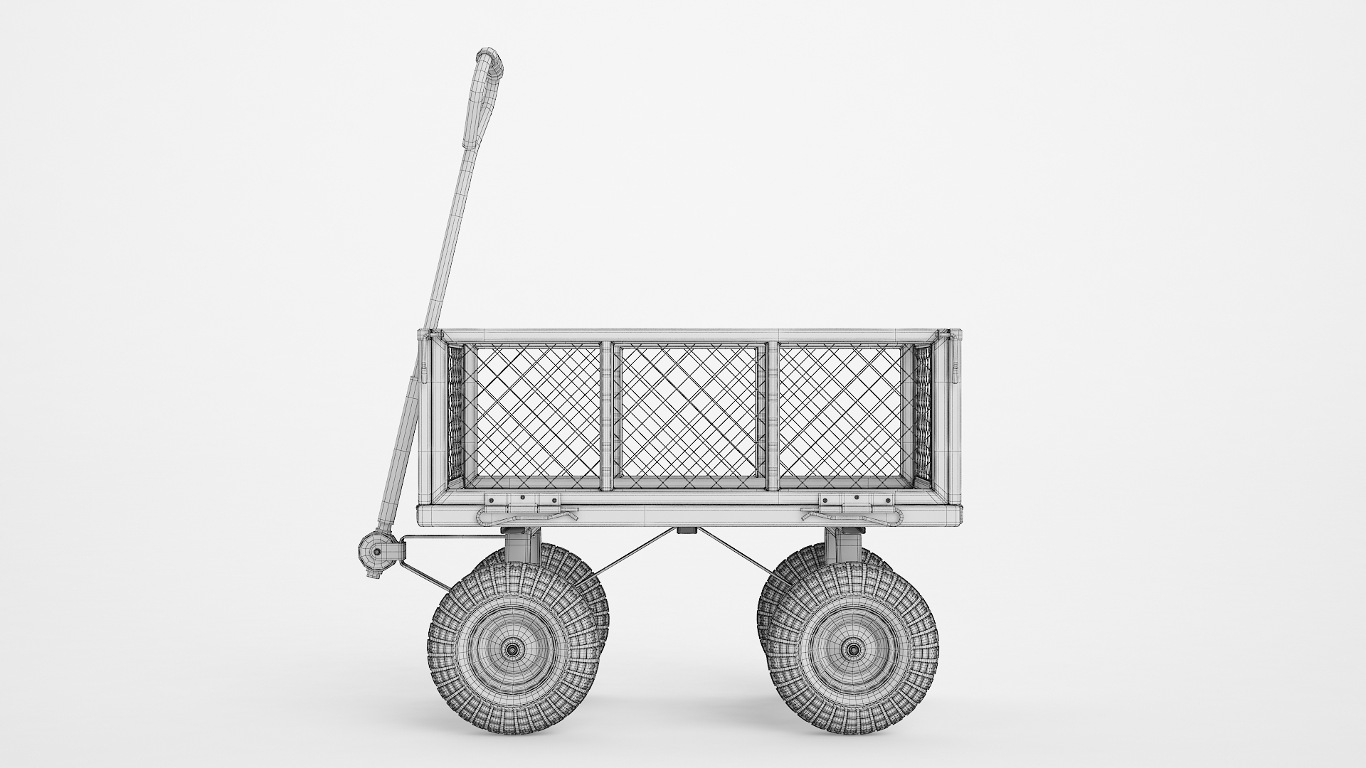 3D Garden Trolley 03 - TurboSquid 2223650