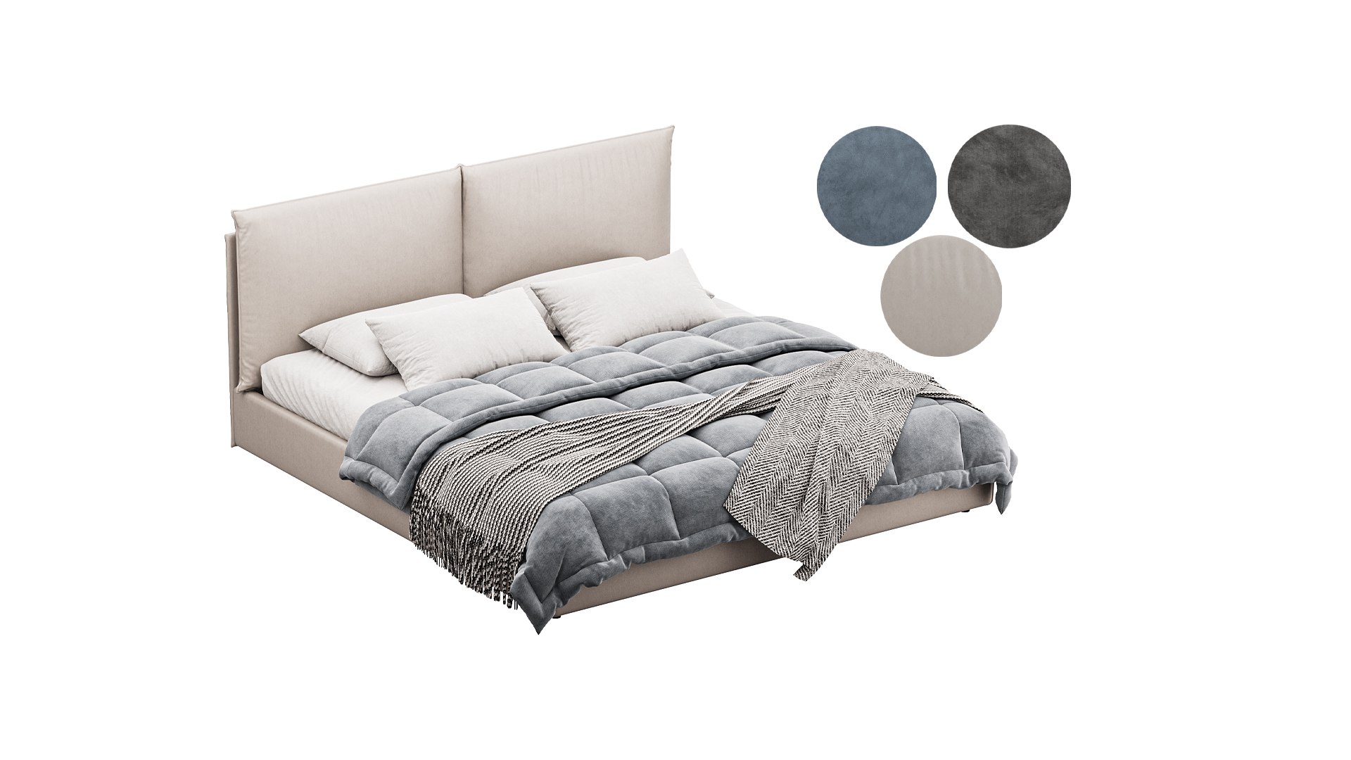 BED LUIS 3D - TurboSquid 2377137