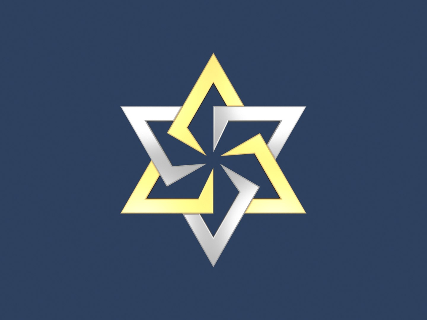 Star david model - TurboSquid 1417427