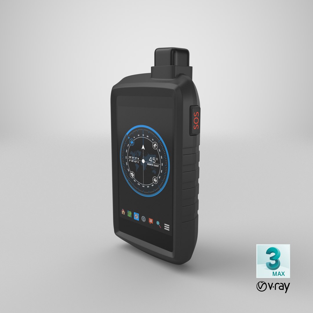 Digital Compass Device 3D Model - TurboSquid 1860313