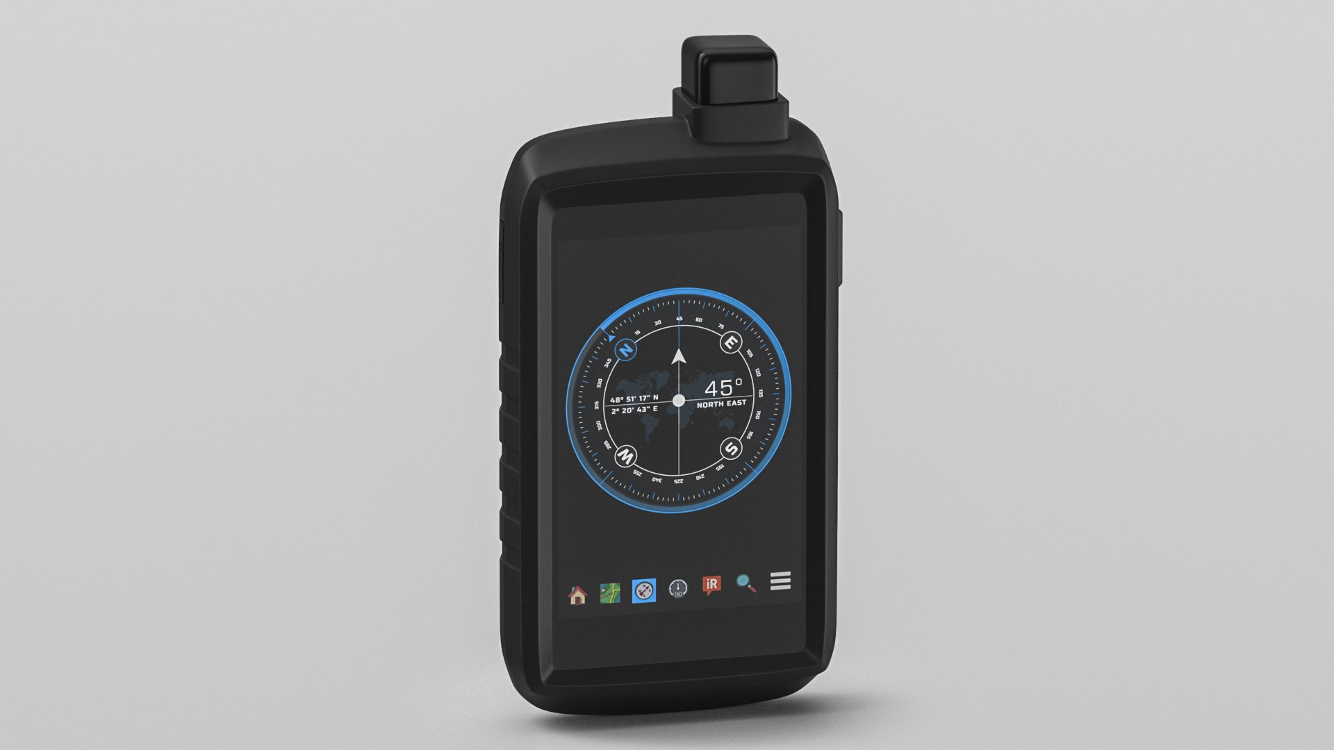 Digital Compass Device 3D Model - TurboSquid 1860313