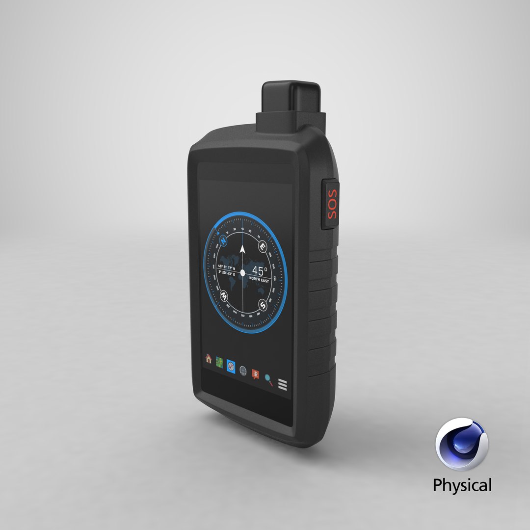 Digital Compass Device 3D Model - TurboSquid 1860313