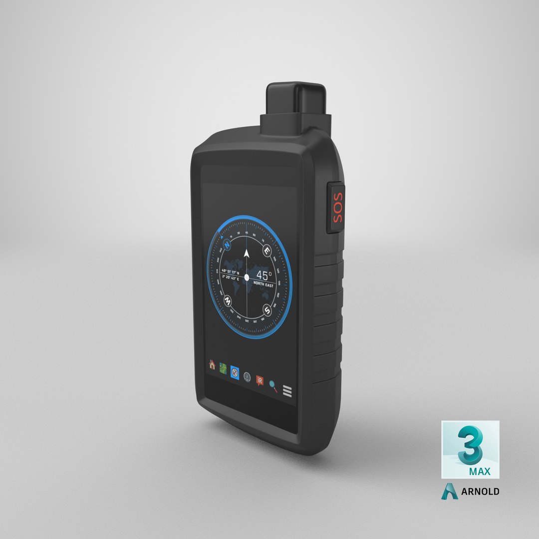 Digital Compass Device 3D Model - TurboSquid 1860313