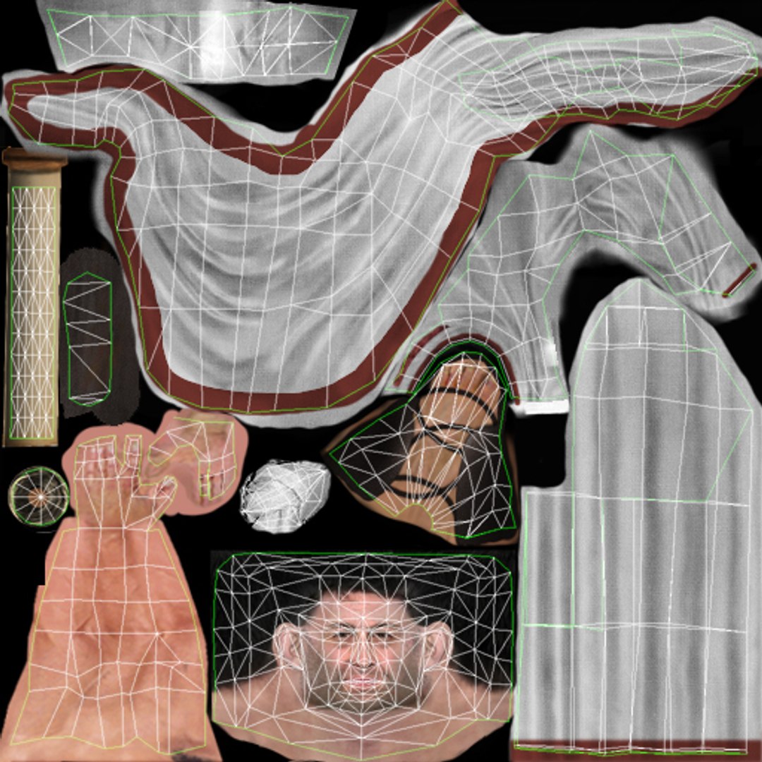 roman diplomat character walk 3d 3ds