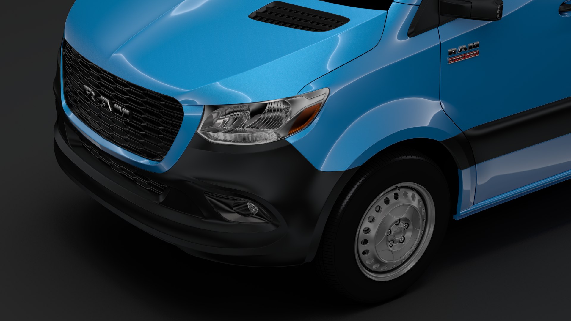 3D Ram Sprinter Panel Van Model - TurboSquid 1371487