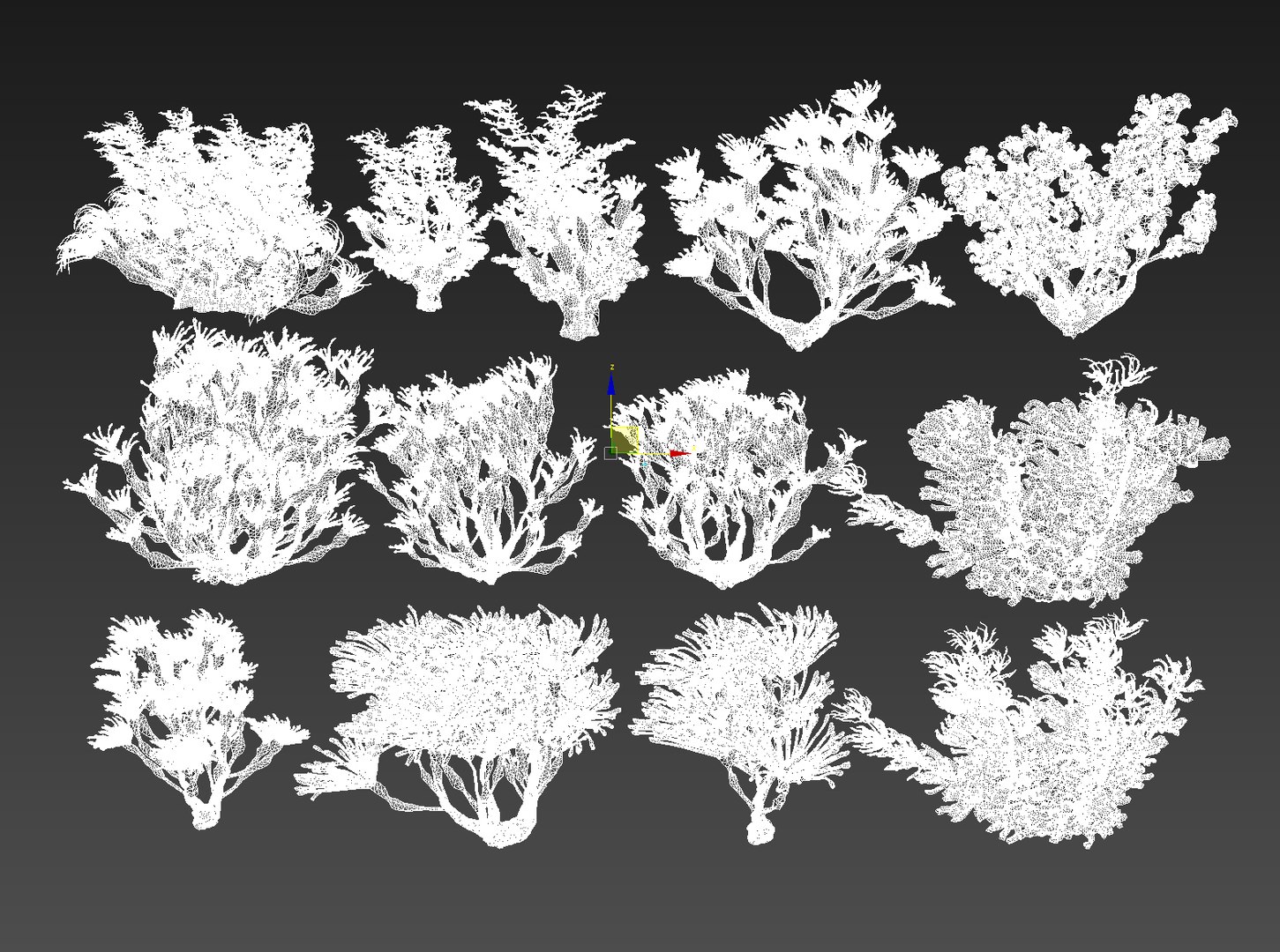 3D coral reef plants pack - TurboSquid 1365759