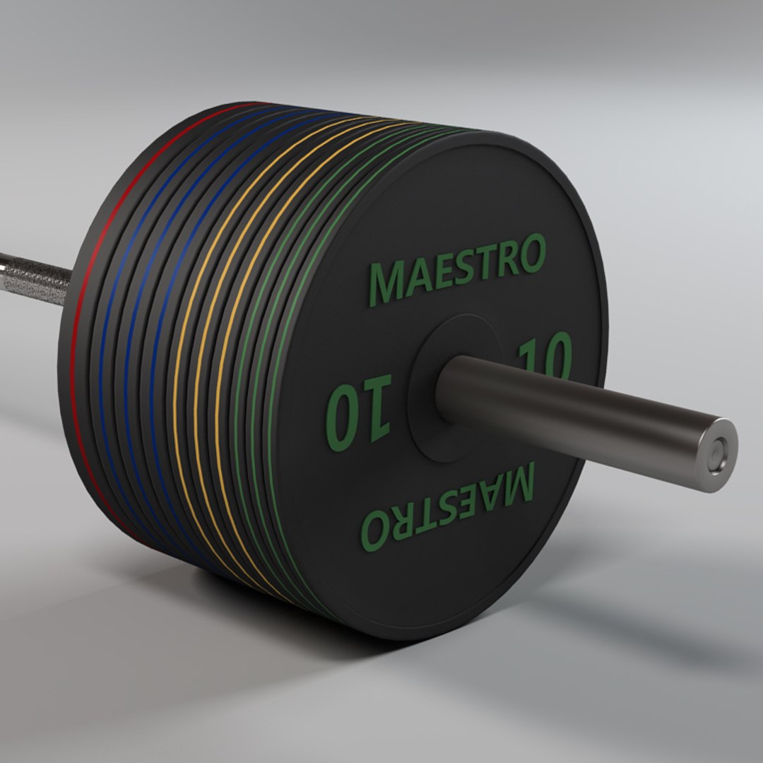 Olympic Barbell 3d Model