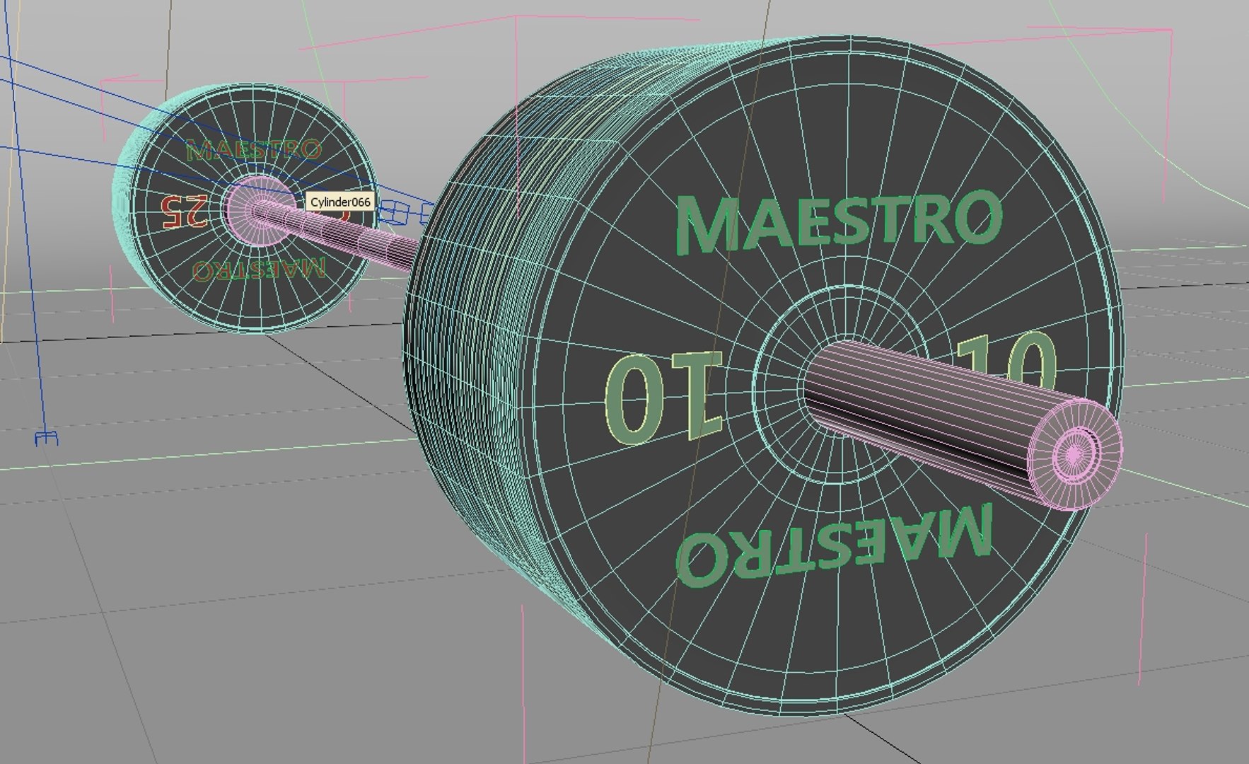 Olympic Barbell 3d Model