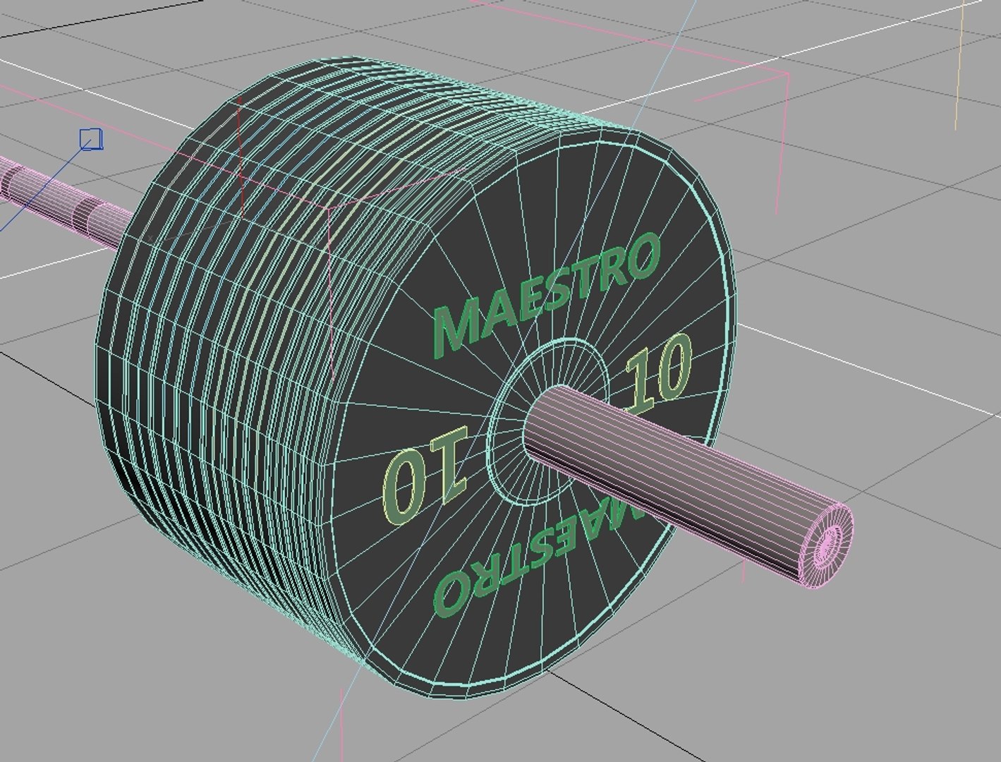 Olympic Barbell 3d Model