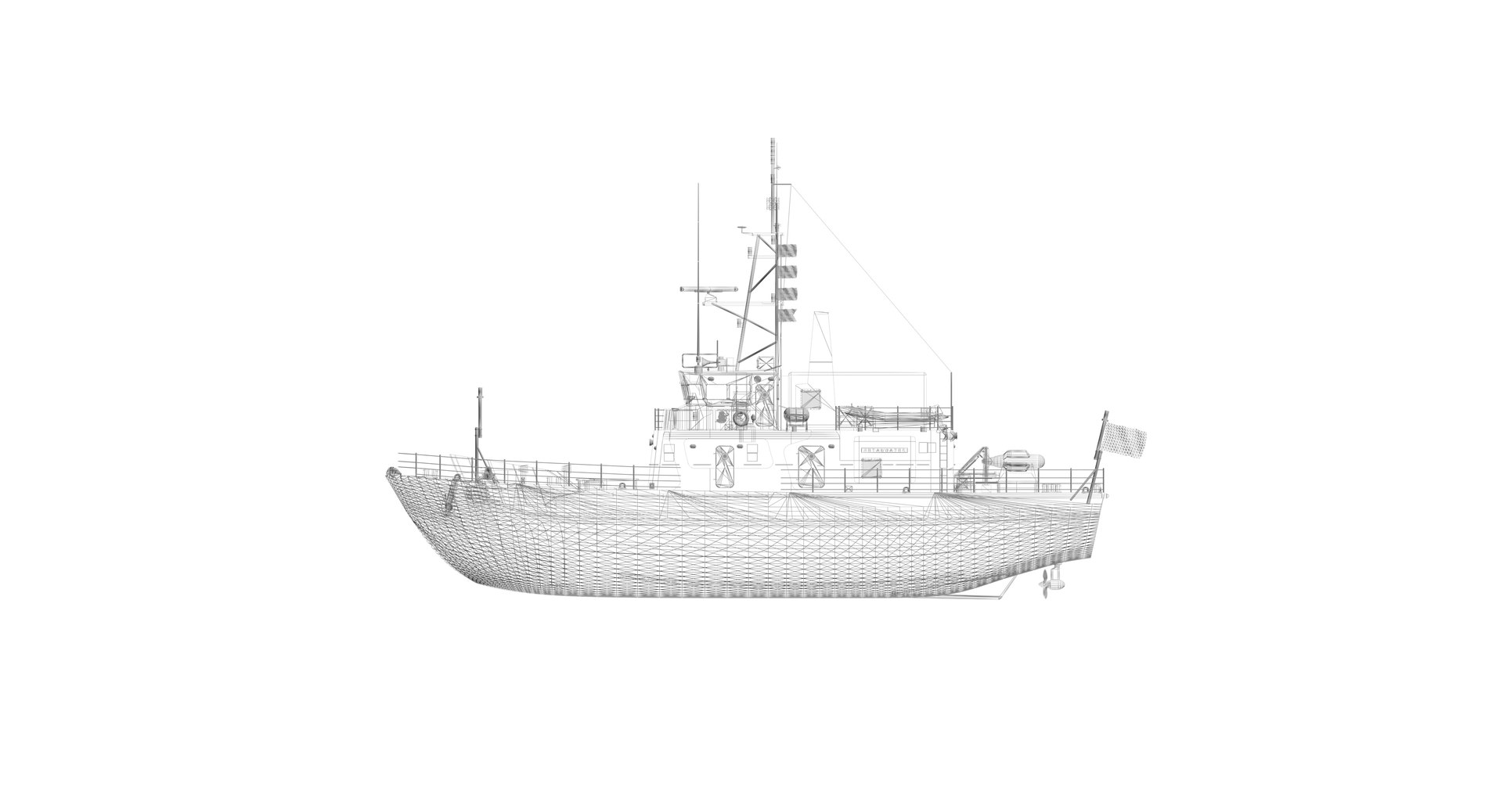 Bay Class Inshore Mine Hunter - HMAS Shoalwater Model - TurboSquid 2039447