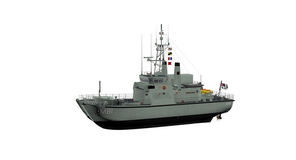 Bay Class Inshore Mine Hunter - HMAS Shoalwater 3D 모델 - TurboSquid 2039447