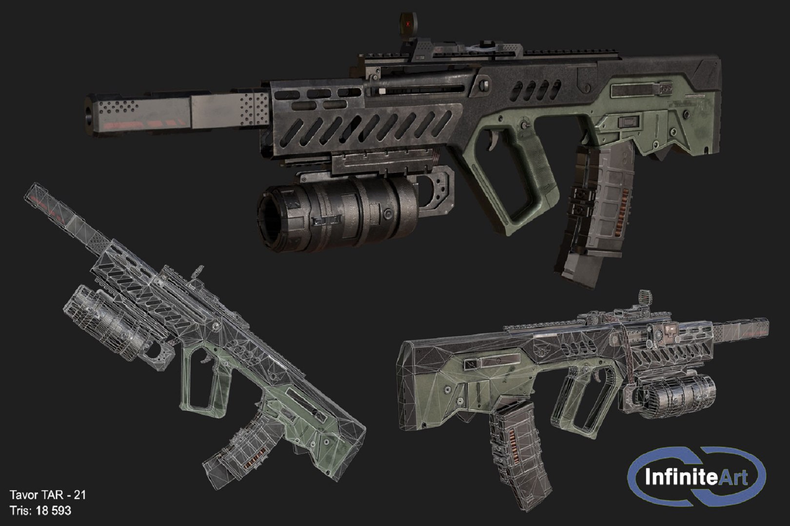 TAR-21 3D - TurboSquid 1741371