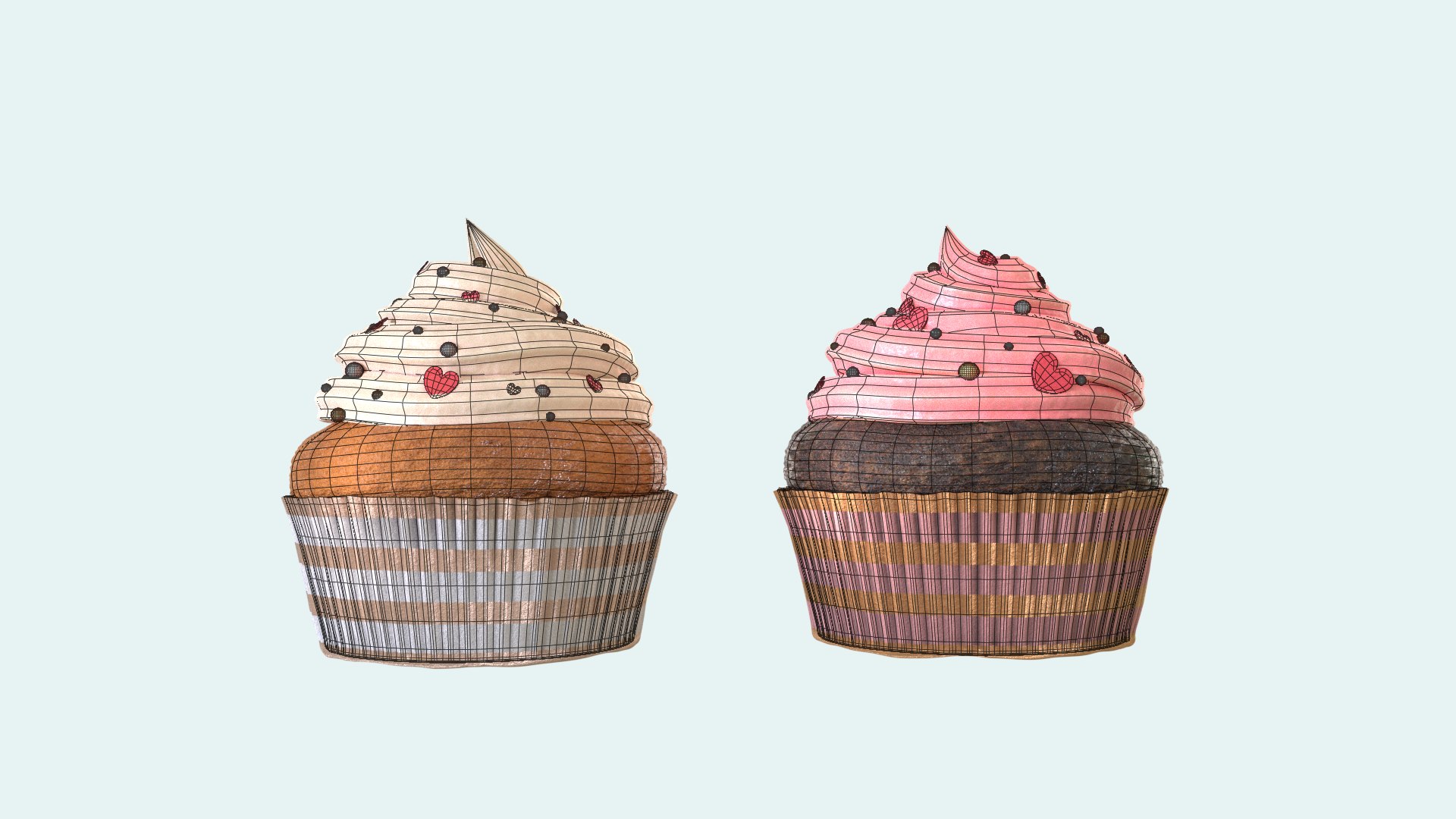 3D Model Cupcakes - TurboSquid 2025166