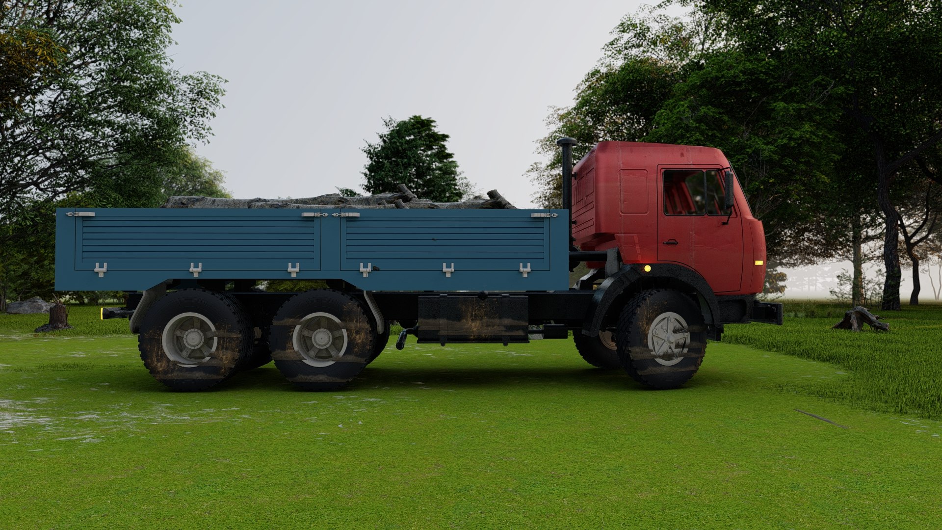 Kamaz Truck Model - TurboSquid 2277667