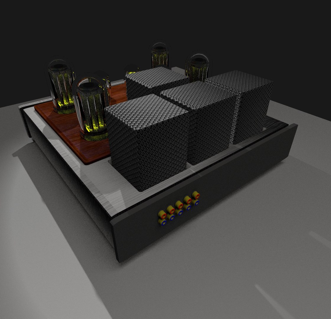 Tube Amp 3d Obj