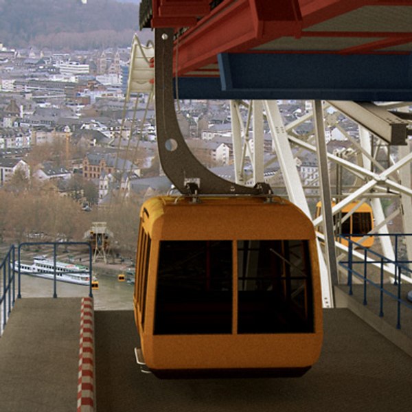3D Cableway Models | TurboSquid