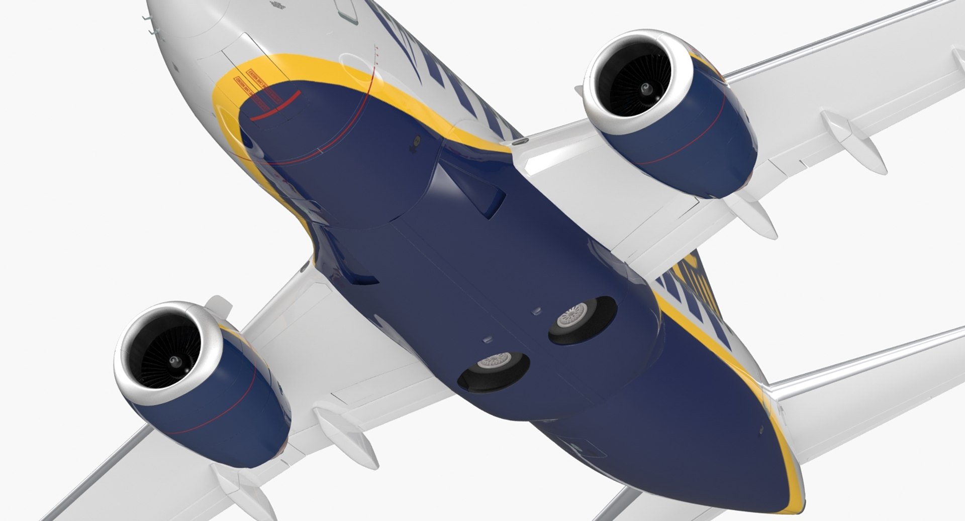 3D boeing 737-600 ryanair model - TurboSquid 1149410