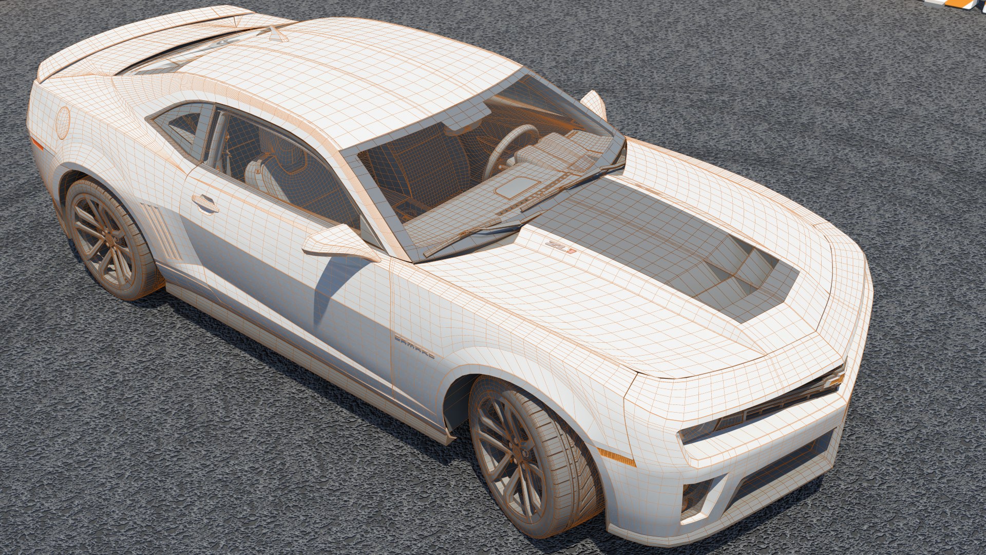 Chevy Camaro Car 3d Model
