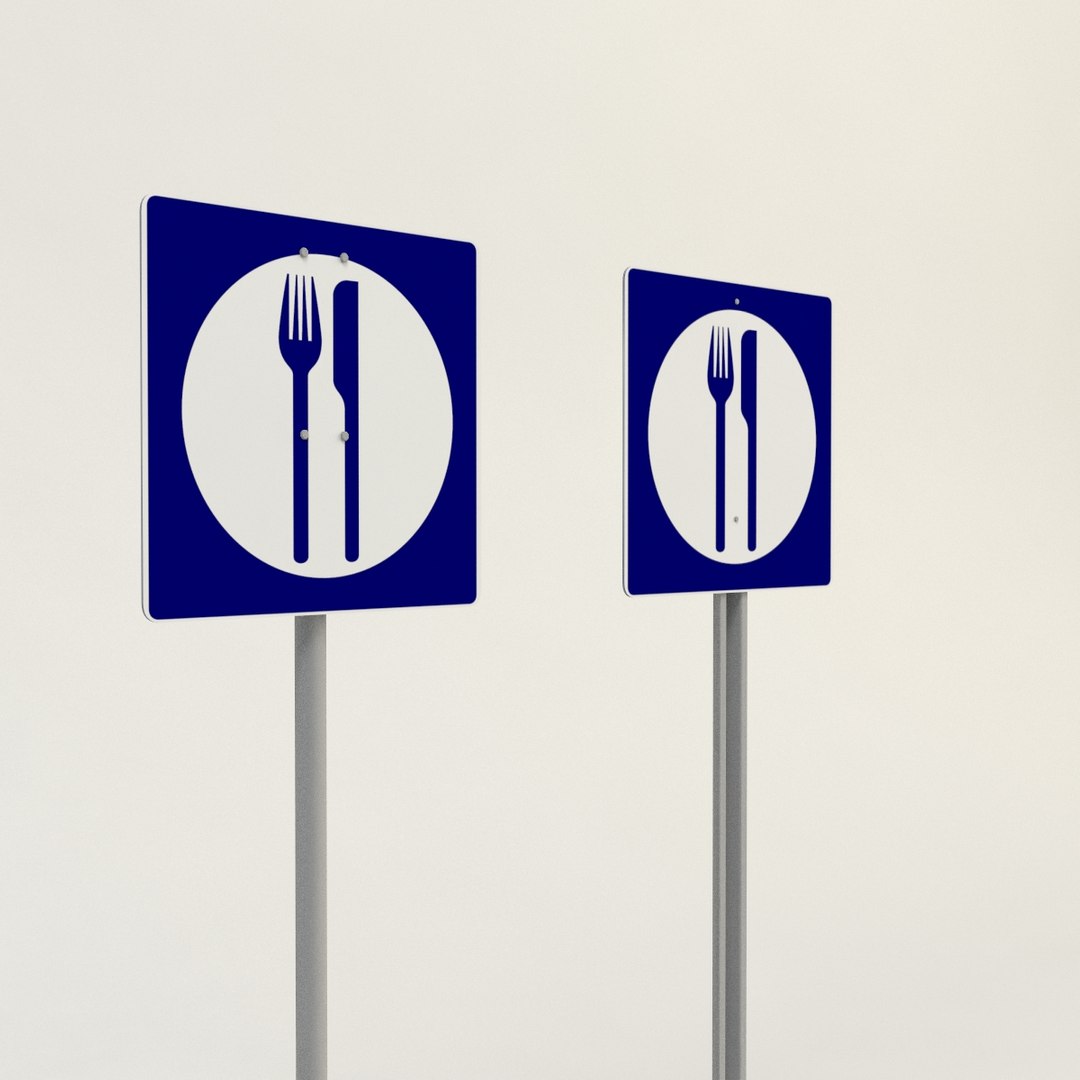 Food Signs 3d Max
