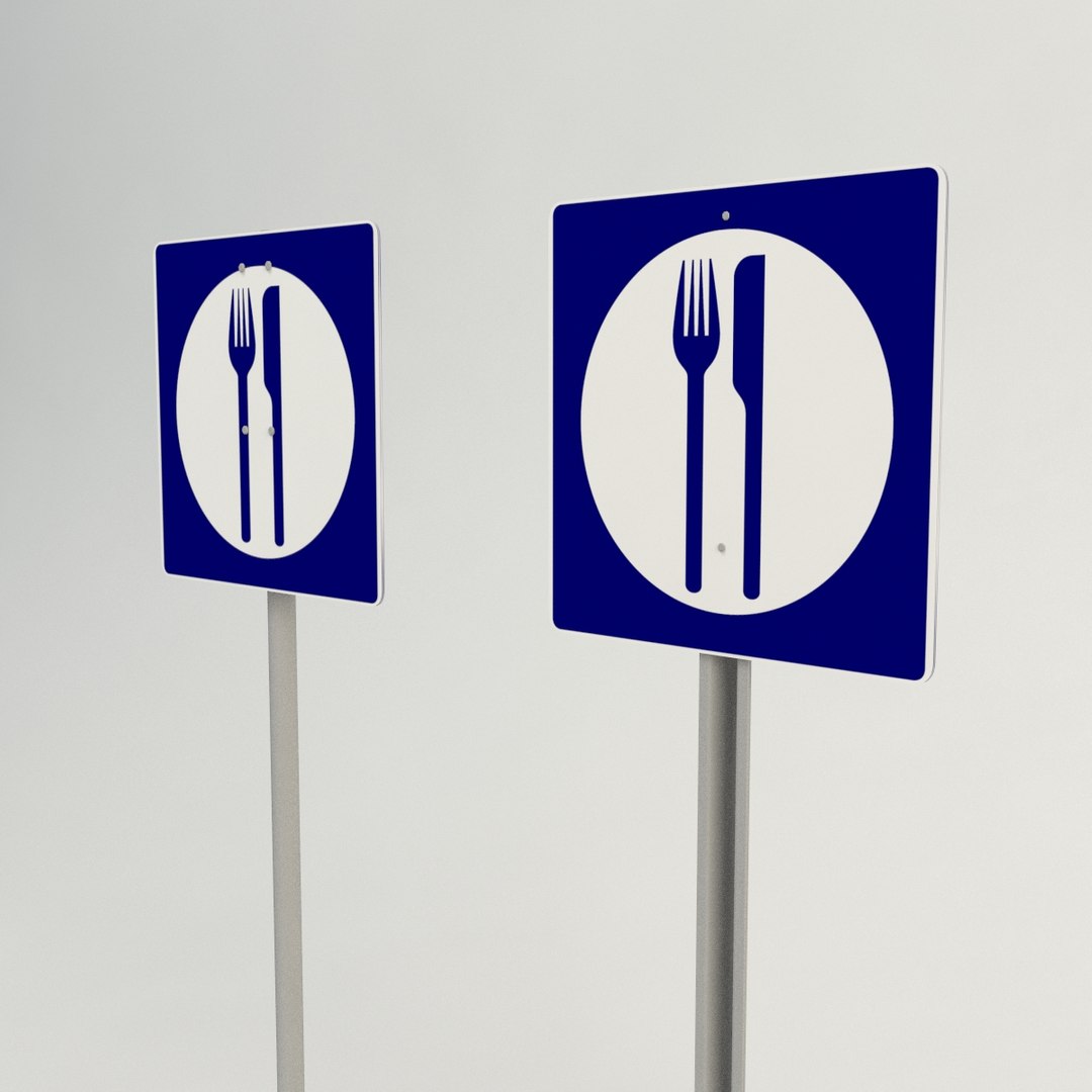 Food Signs 3d Max