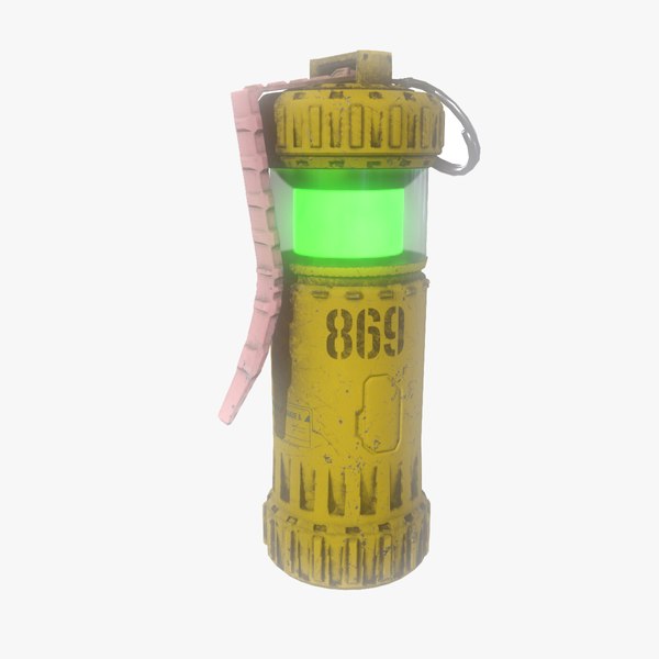 modelo 3d Sci-Fi Radioactive Plasma Grenade - TurboSquid 2082204