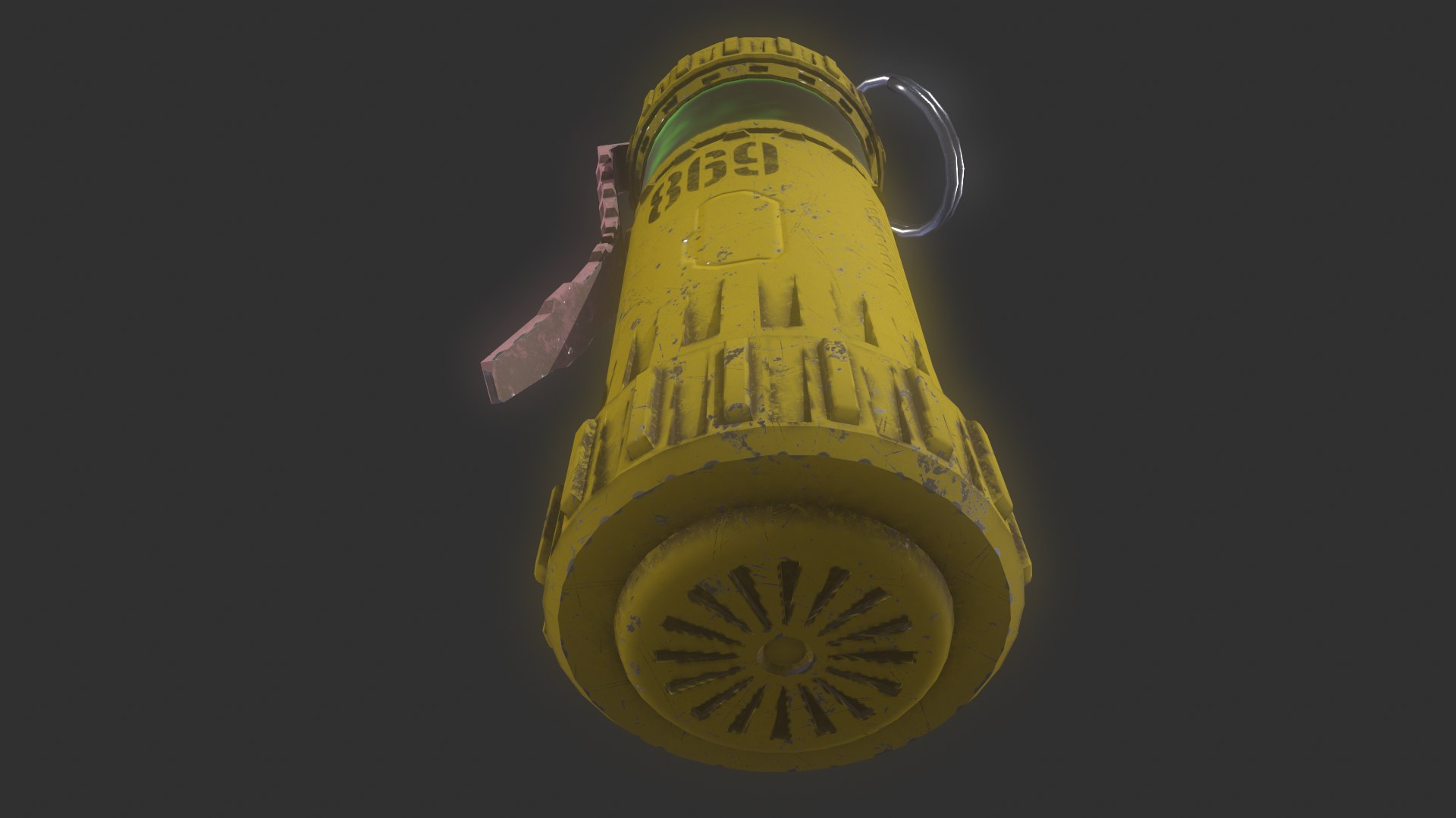 Sci-Fi Radioactive Plasma Grenade 3D Model - TurboSquid 2082204