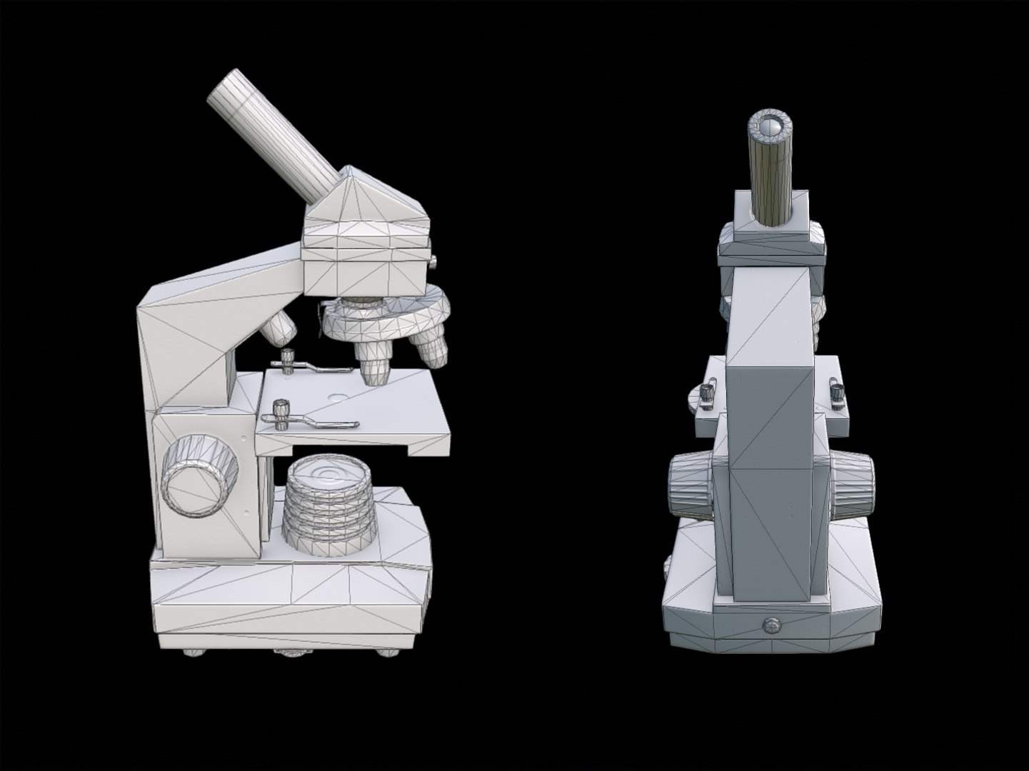3D model microscope games ue4 - TurboSquid 1312455