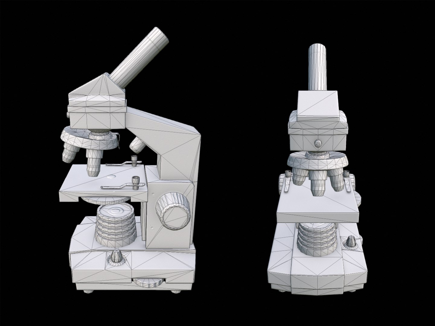 3D model microscope games ue4 - TurboSquid 1312455