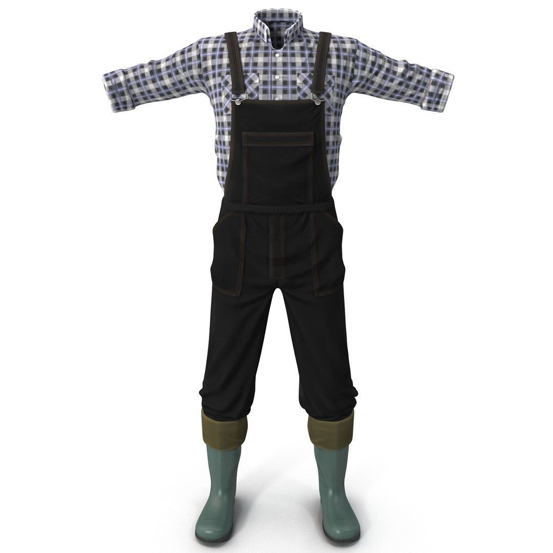 Farmer Clothes 3d Model
