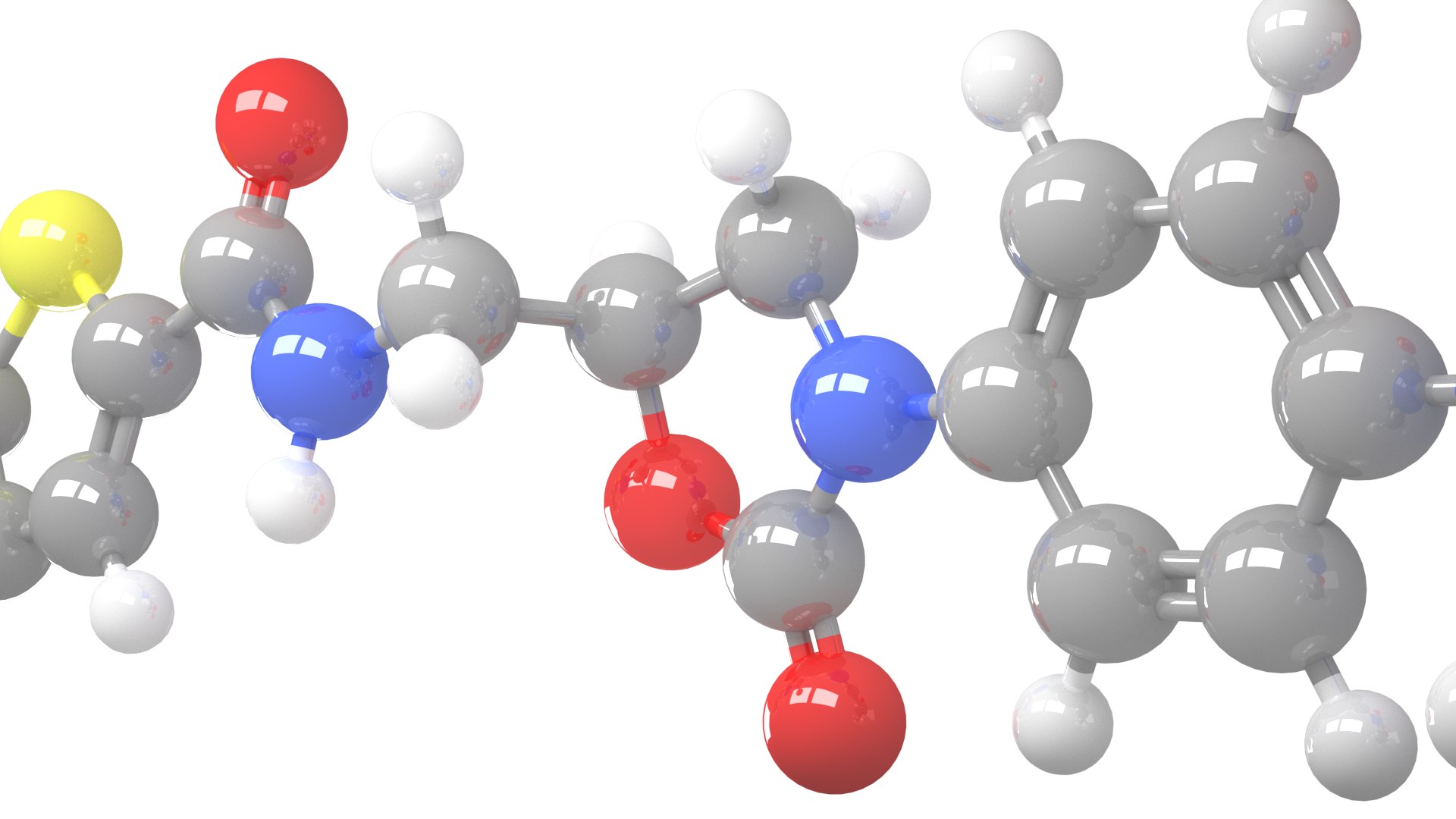 Rivaroxaban - C19H18ClN3O5S Molecular Structure 3D Model - TurboSquid ...