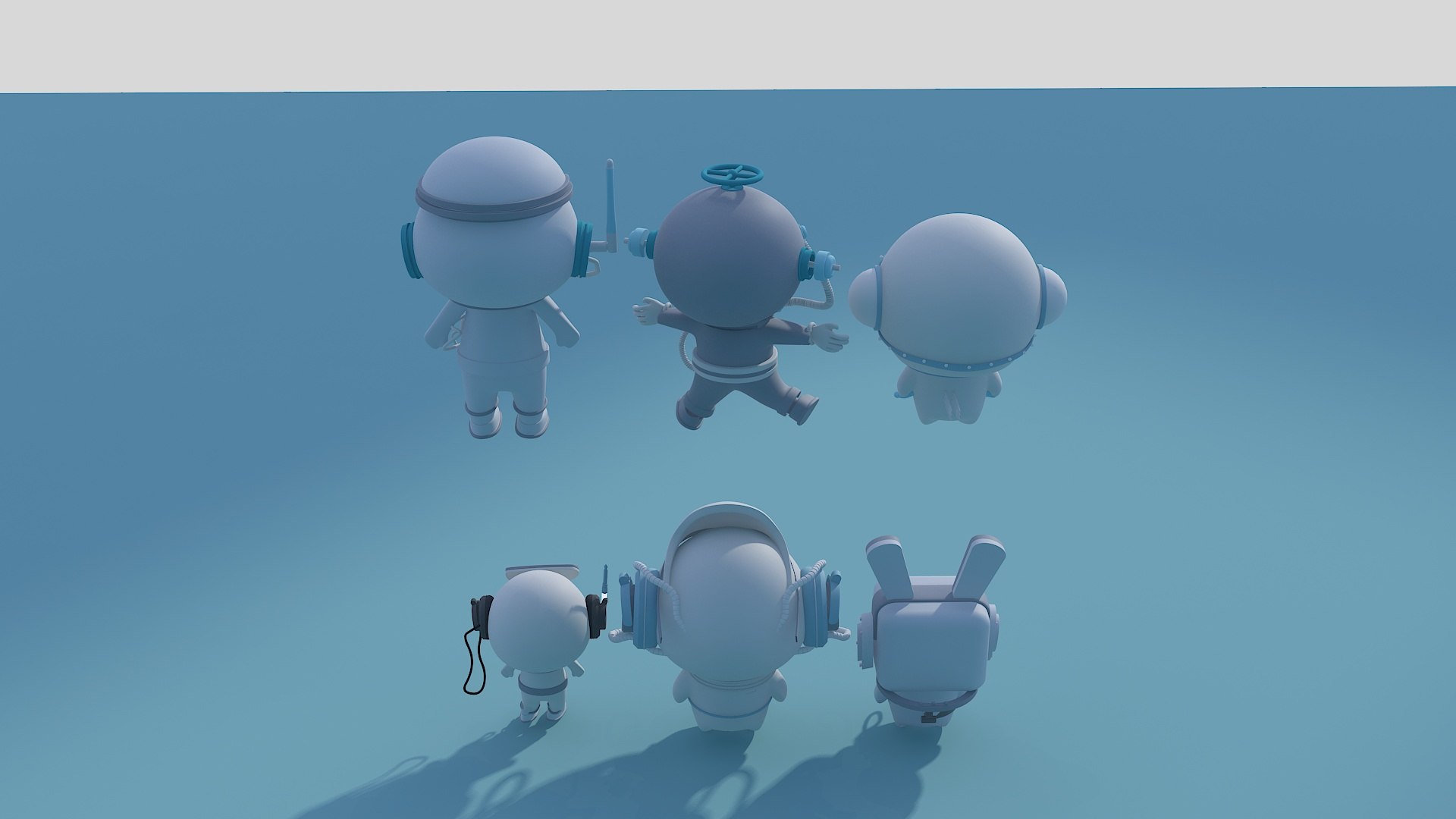 Pop Mart-Astronaut 1 3D Model - TurboSquid 2504098
