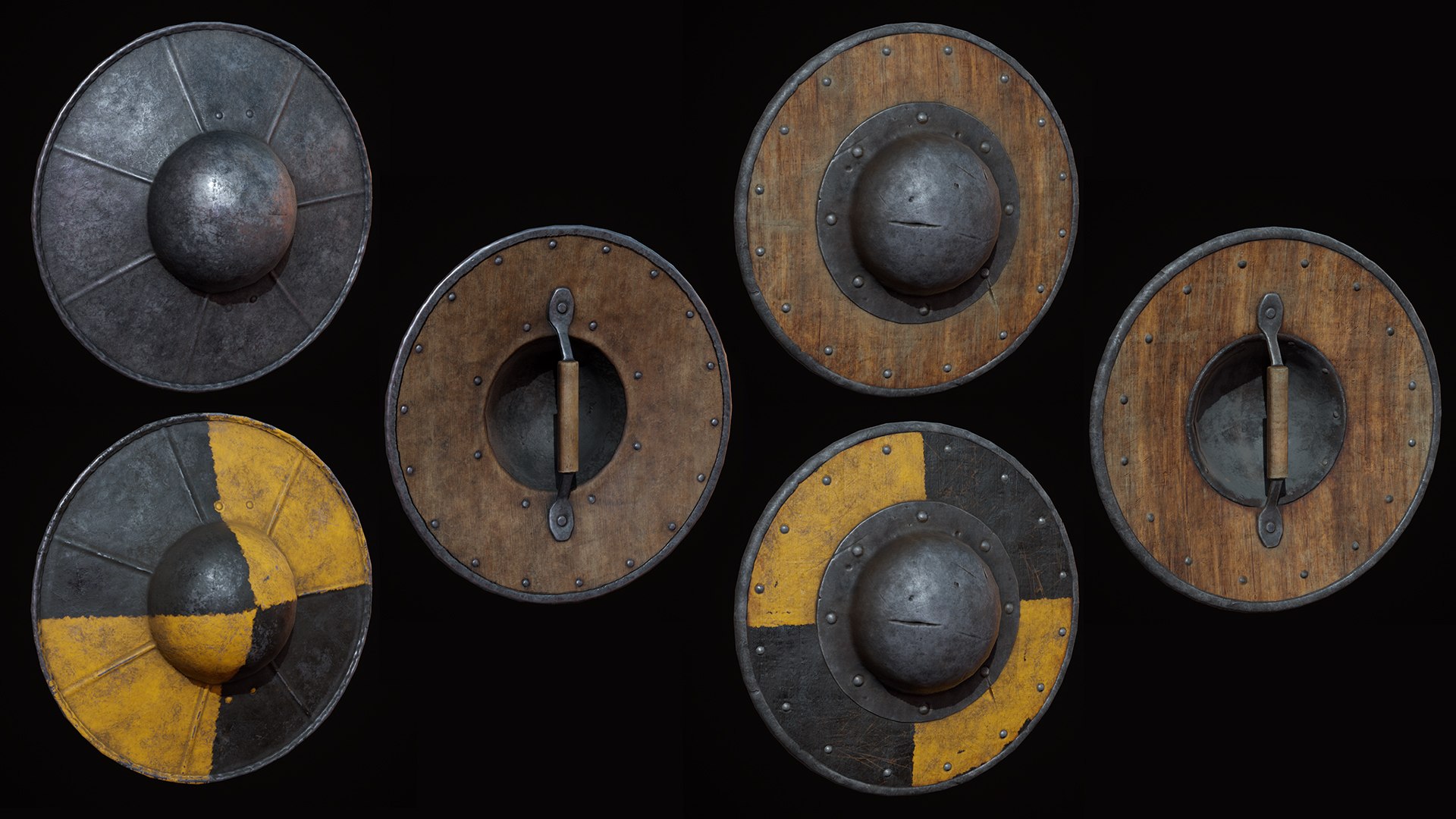 3D Model Buckler Shields - TurboSquid 1942435