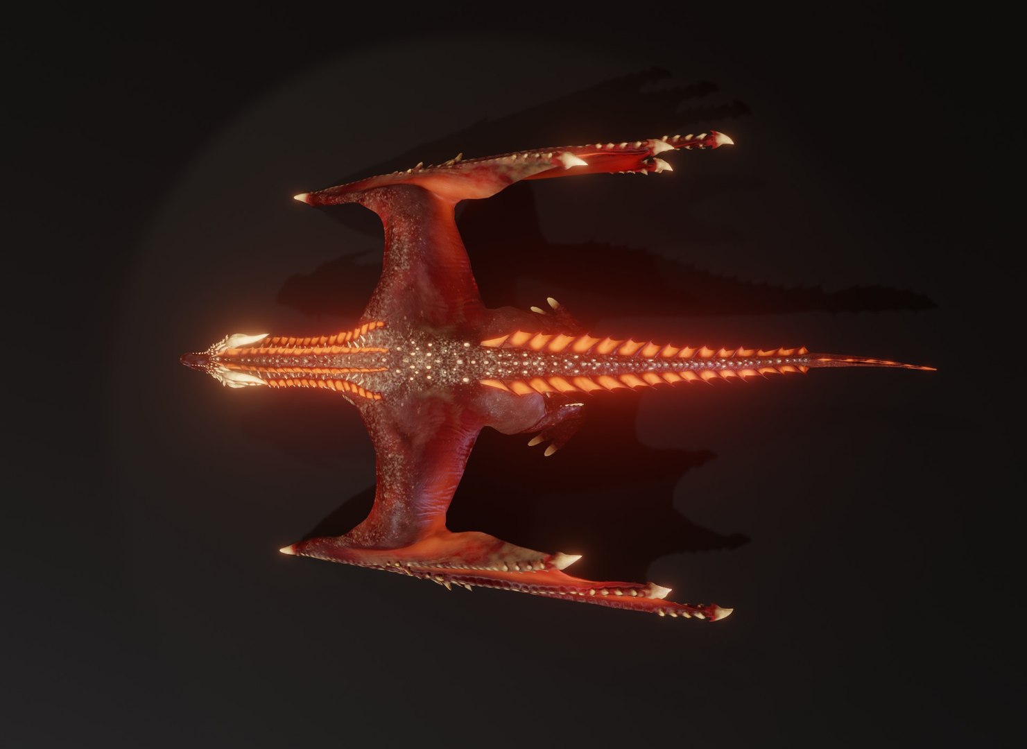 Realistic Red Wyvern Animated Low-poly 3D Model 3D Model - TurboSquid ...