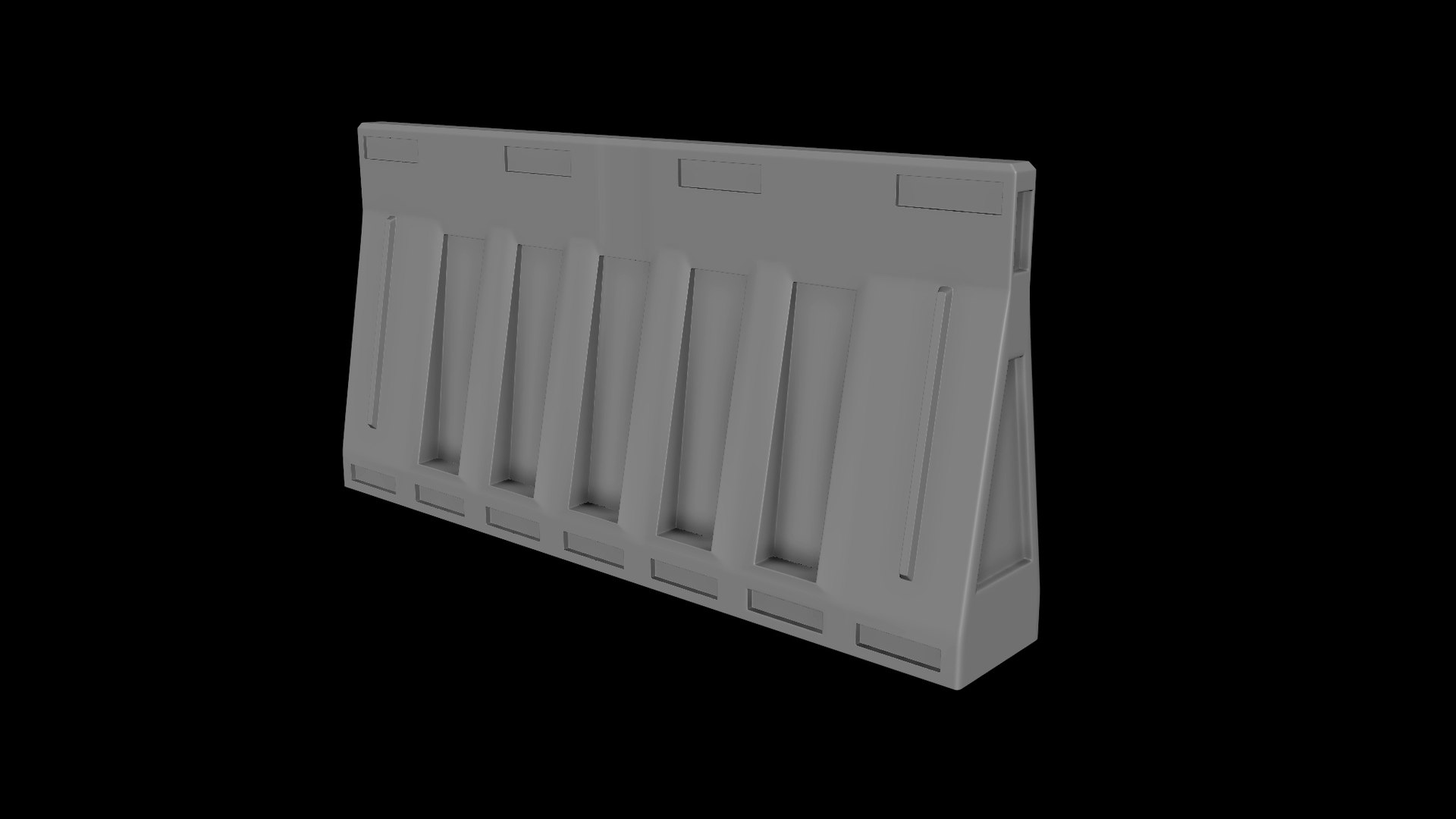 Barricade 3D Model - TurboSquid 1516923