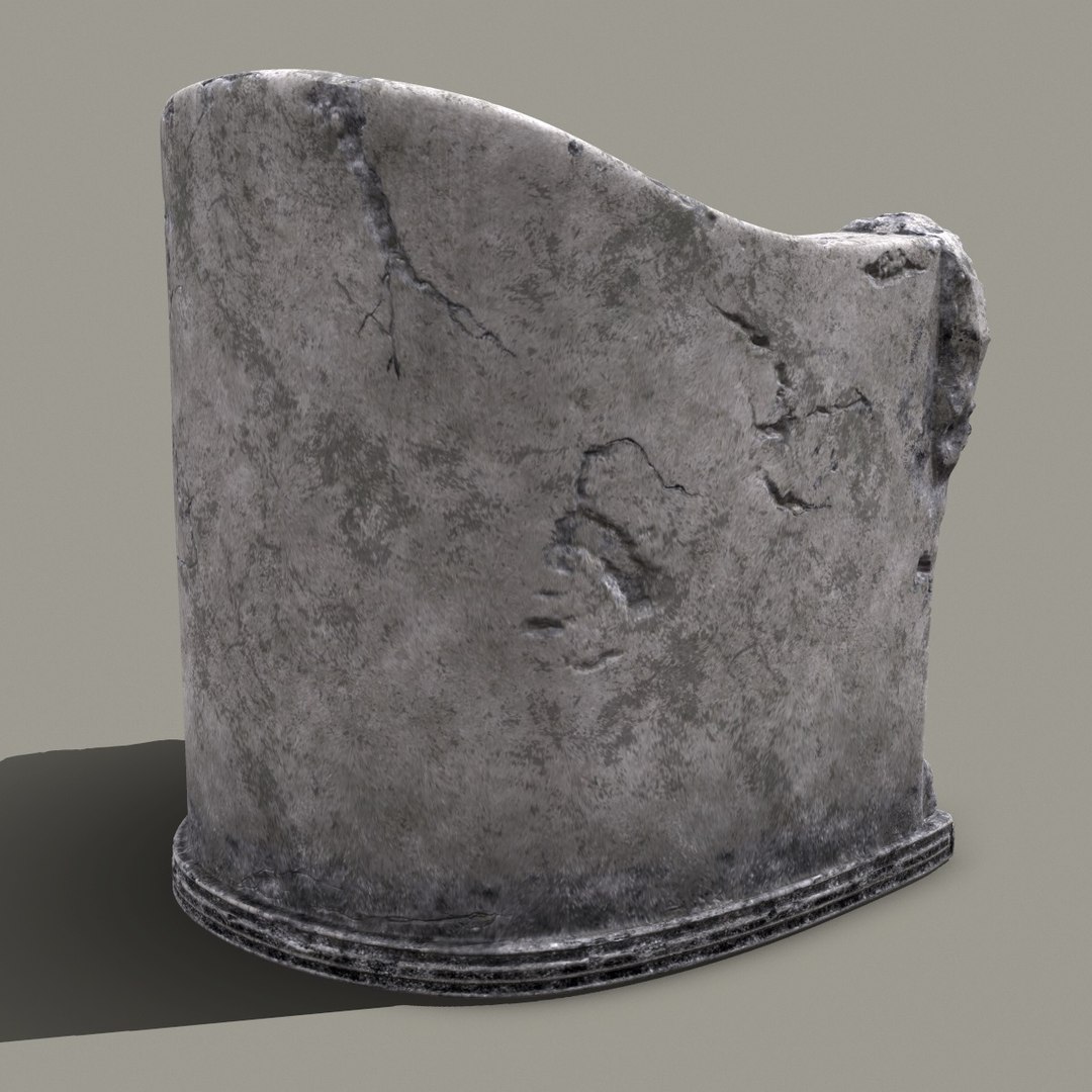 3D roman stone chair - TurboSquid 1177856